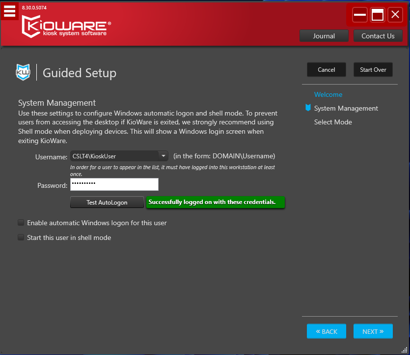 KioWare Installation Process